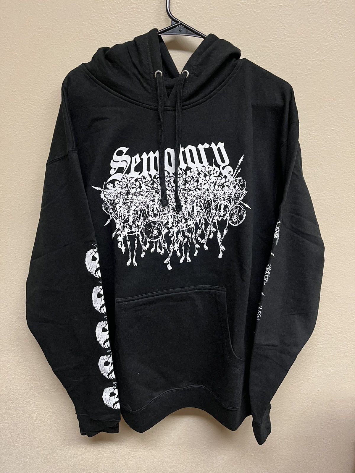 Drain Gang Sematary Butcher House Tour Skellingtons Hoodie Black | L ...