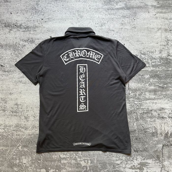 Vintage 2000s Chrome Hearts Horseshoe Polo Tee | Grailed