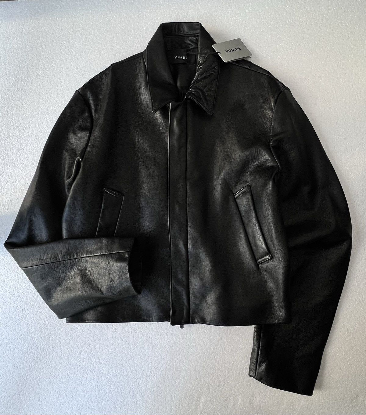 Vuja De Leather jacket | Grailed