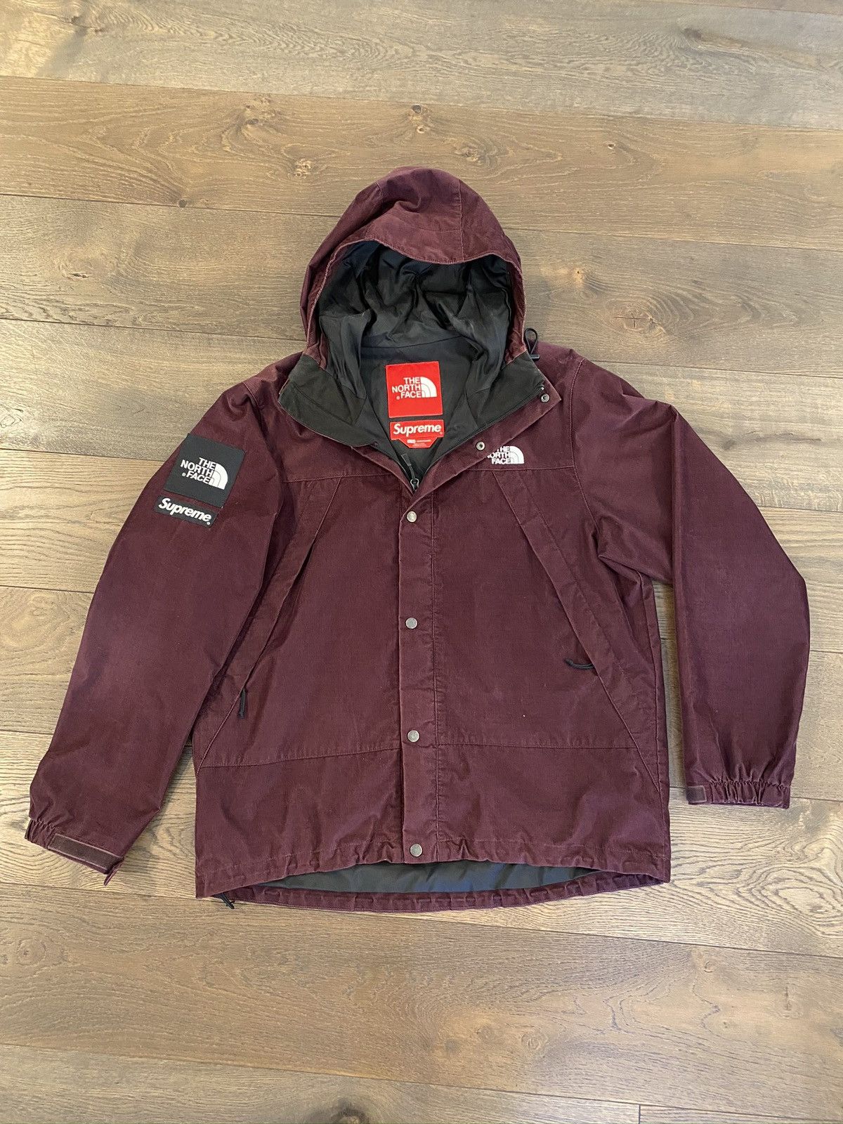 Supreme × The North Face 2012 Supreme x TNF Burgundy Corduroy Parka ...