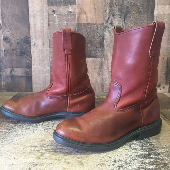 Red Wing Red Wing 1104 Vtg Pecos Soft Toe Pull On Work Boots Men 12 D | Grailed