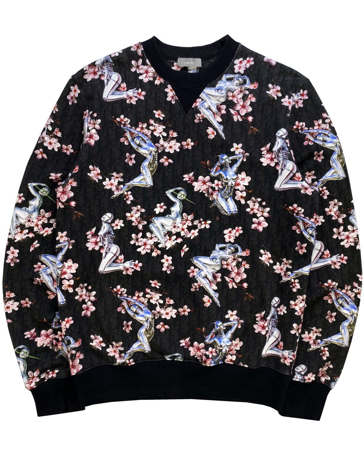 Dior FW19 Dior Homme x Hajime Sorayama ‘Robot’ Monogram Crewneck | Grailed