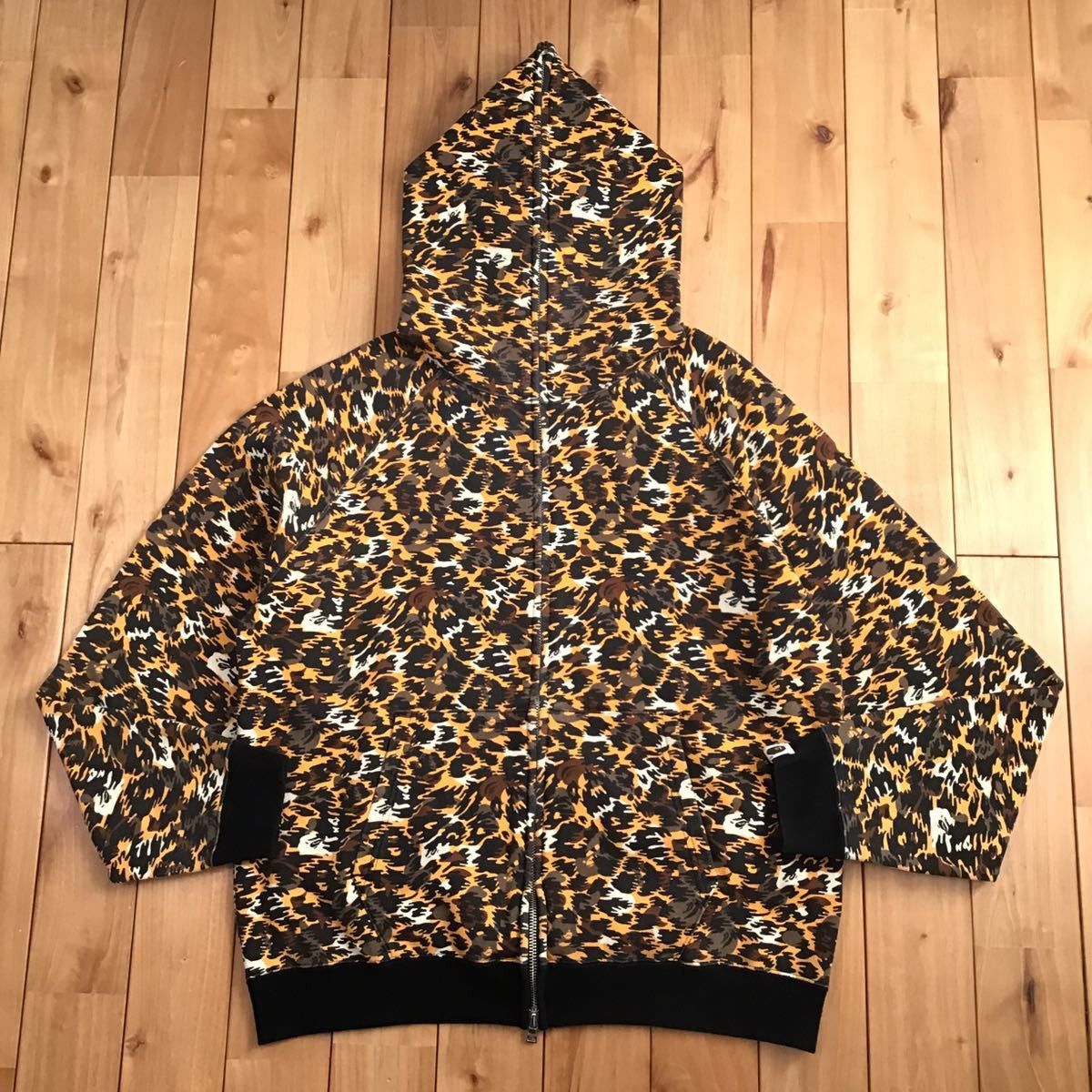 Bape BAPE Leopard camo full zip hoodie a bathing ape NIGO | Grailed