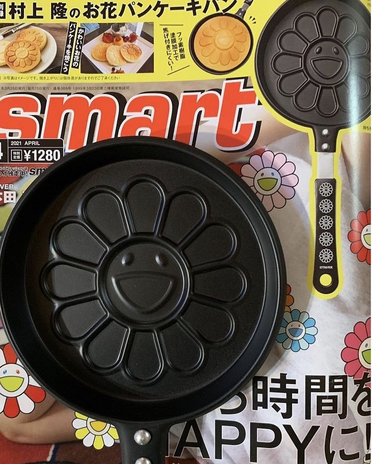 Takashi Murakami Takashi Murakami Flower Pancake Frying Pan Jpn