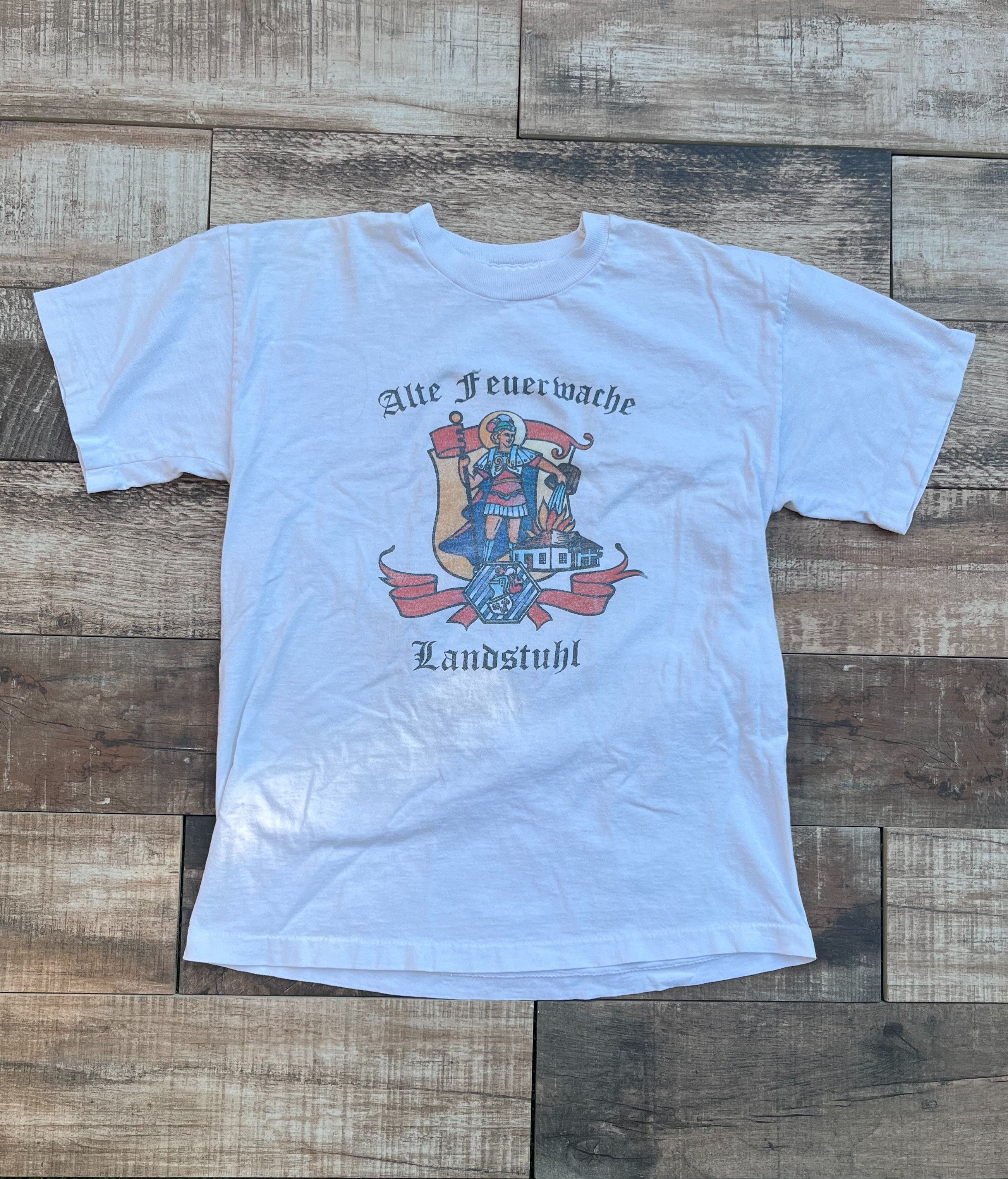 Vintage Vintage French medieval graphic t-shirt. Single stitch. | Grailed