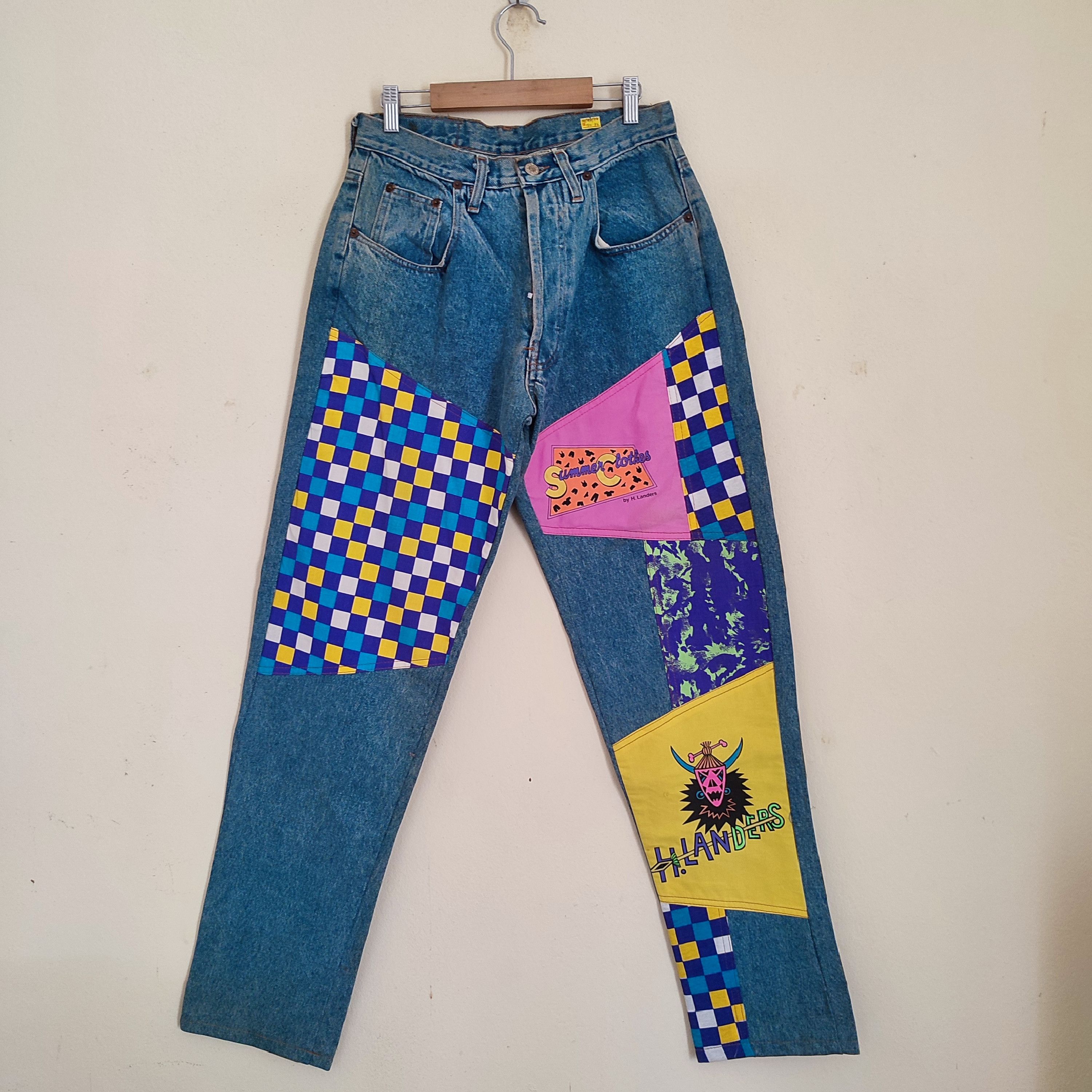 Japanese Brand × Streetwear × Vintage H.LANDERS Japanese Streetwear Style Denim Jeans | Grailed