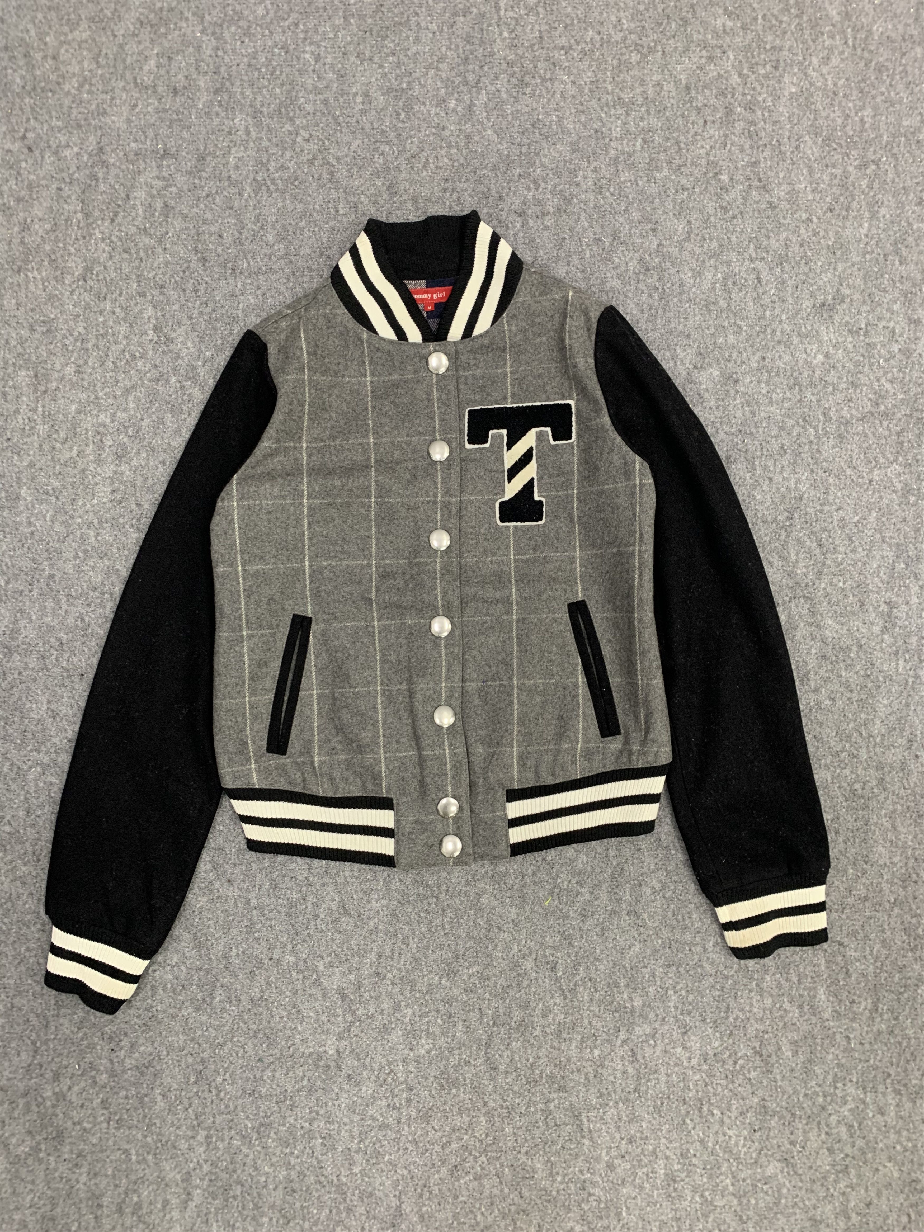 Tommy Hilfiger × Varsity Jacket × Vintage Vintage Tommy Girl Checkered ...