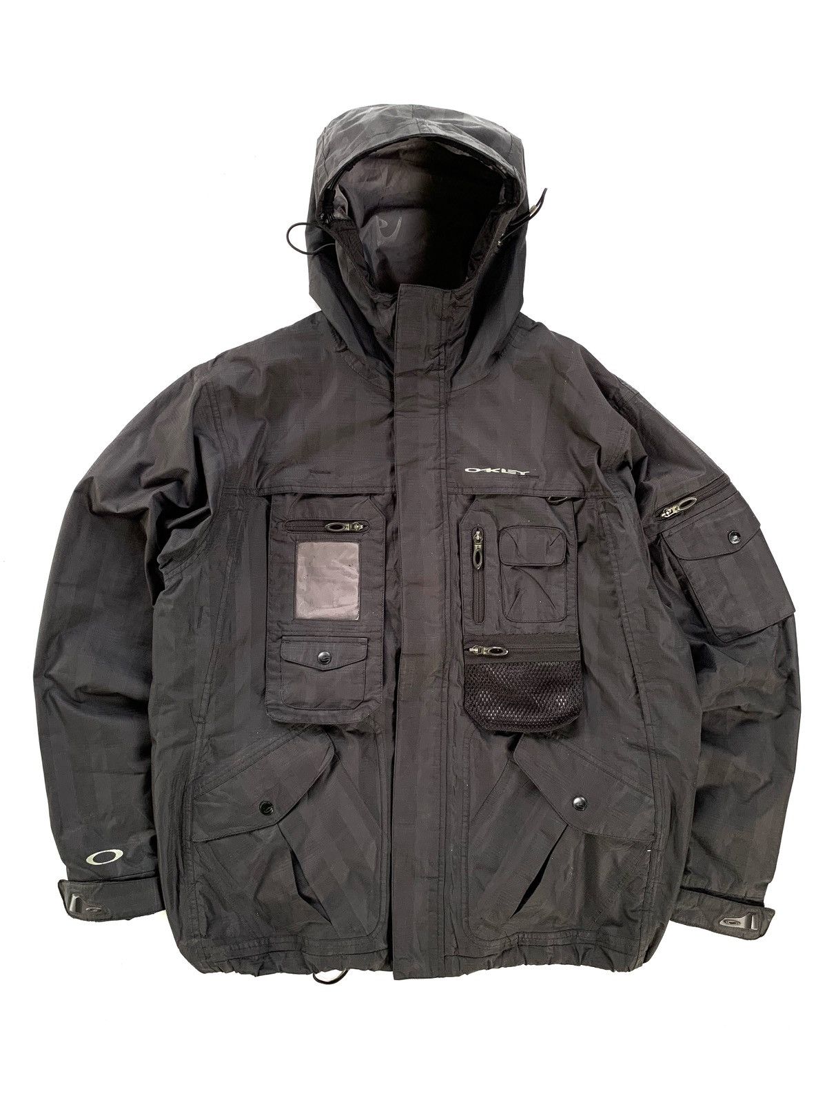 Oakley × Vintage 2000’s Oakley Road Fuel Tactical Cargo Magnet Jacket ...