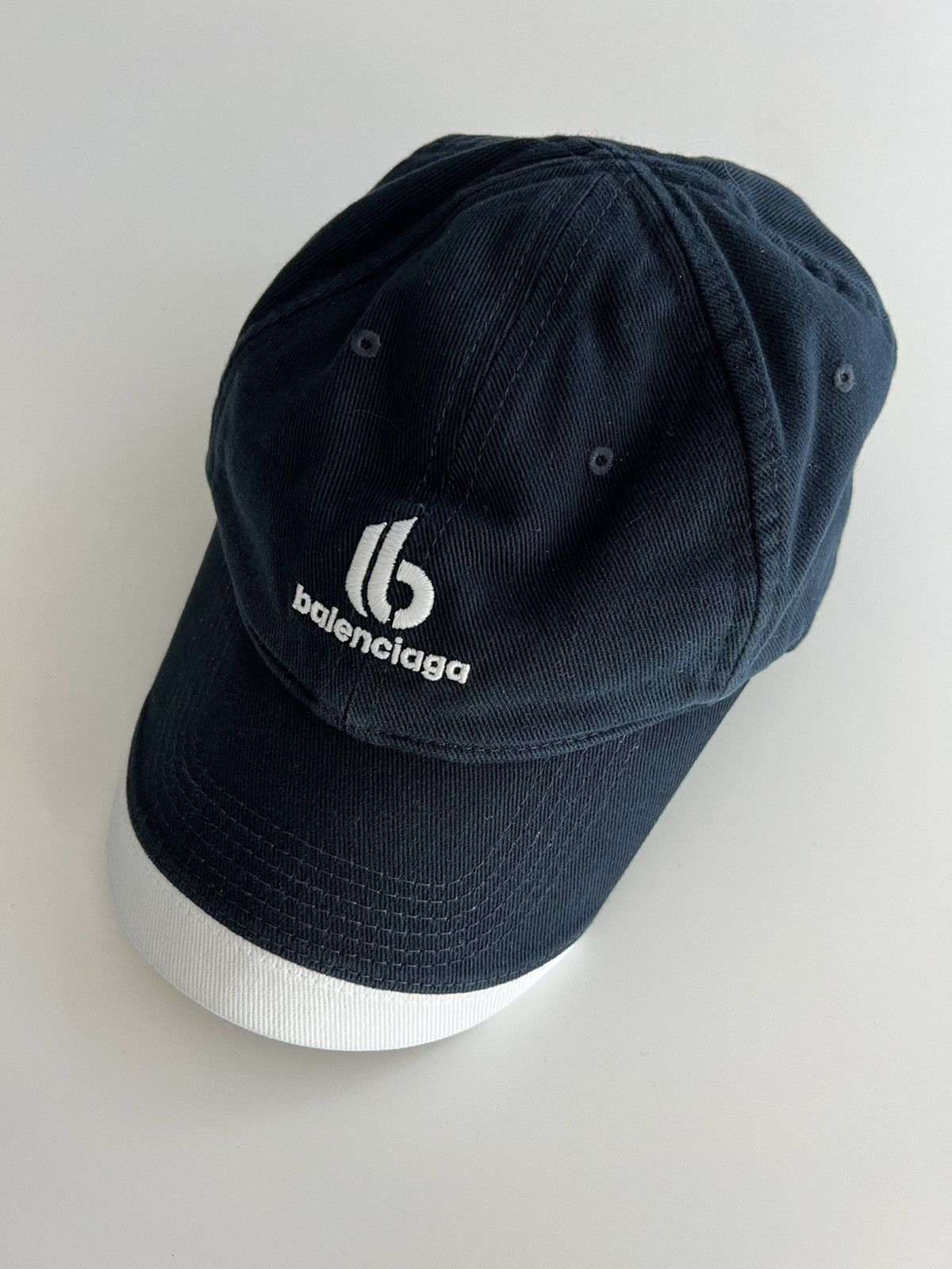 Balenciaga Balenciaga Double B Logo Baseball Cap Hat | Grailed