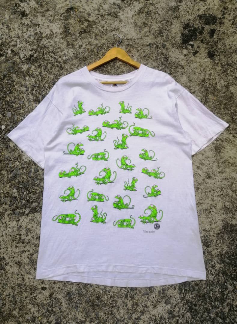 Vintage Vintage 90s Crazy Lizard Kamasutra Tee | Grailed