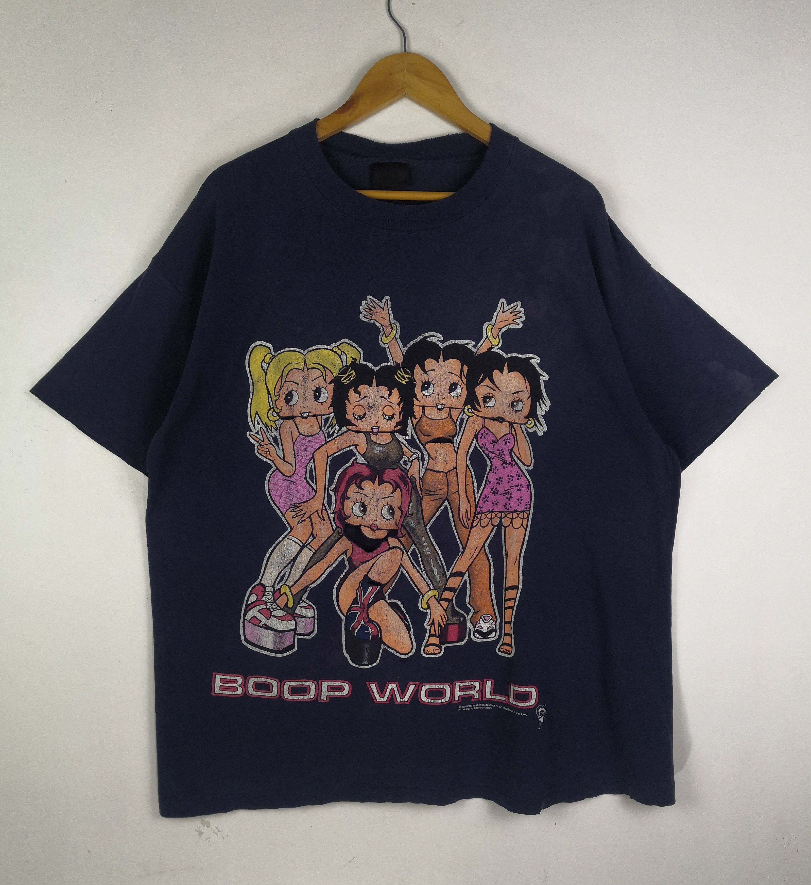 Vintage Vintage Betty Boop Girl Power Boop World 1998 Distressed | Grailed