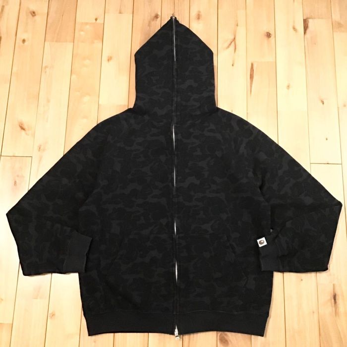 Bape BAPE Solid camo full zip hoodie a bathing ape NIGO | Grailed
