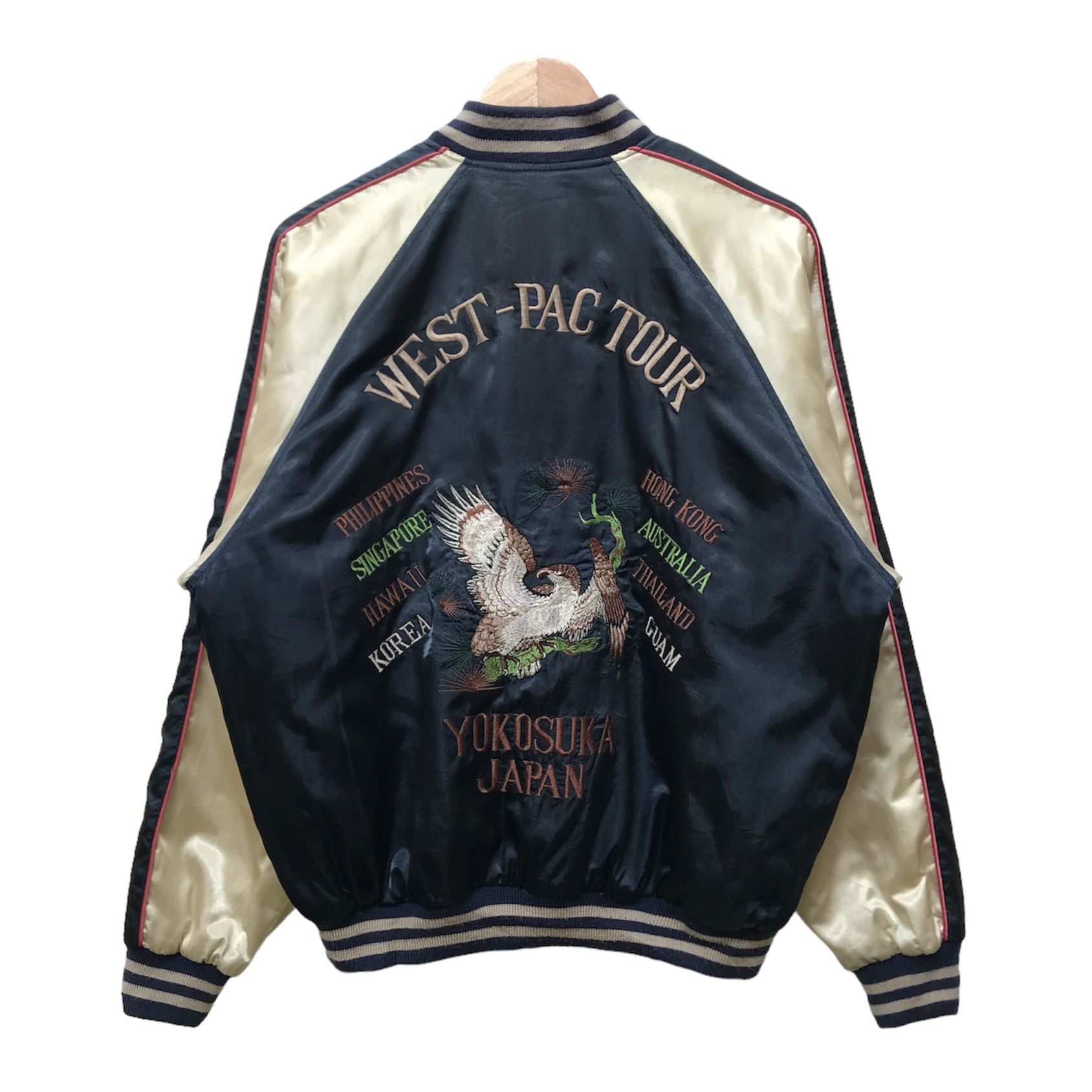 Vintage Vintage Japan Sukajan West Pac Tour Phoenix Logo Jacket L | Grailed