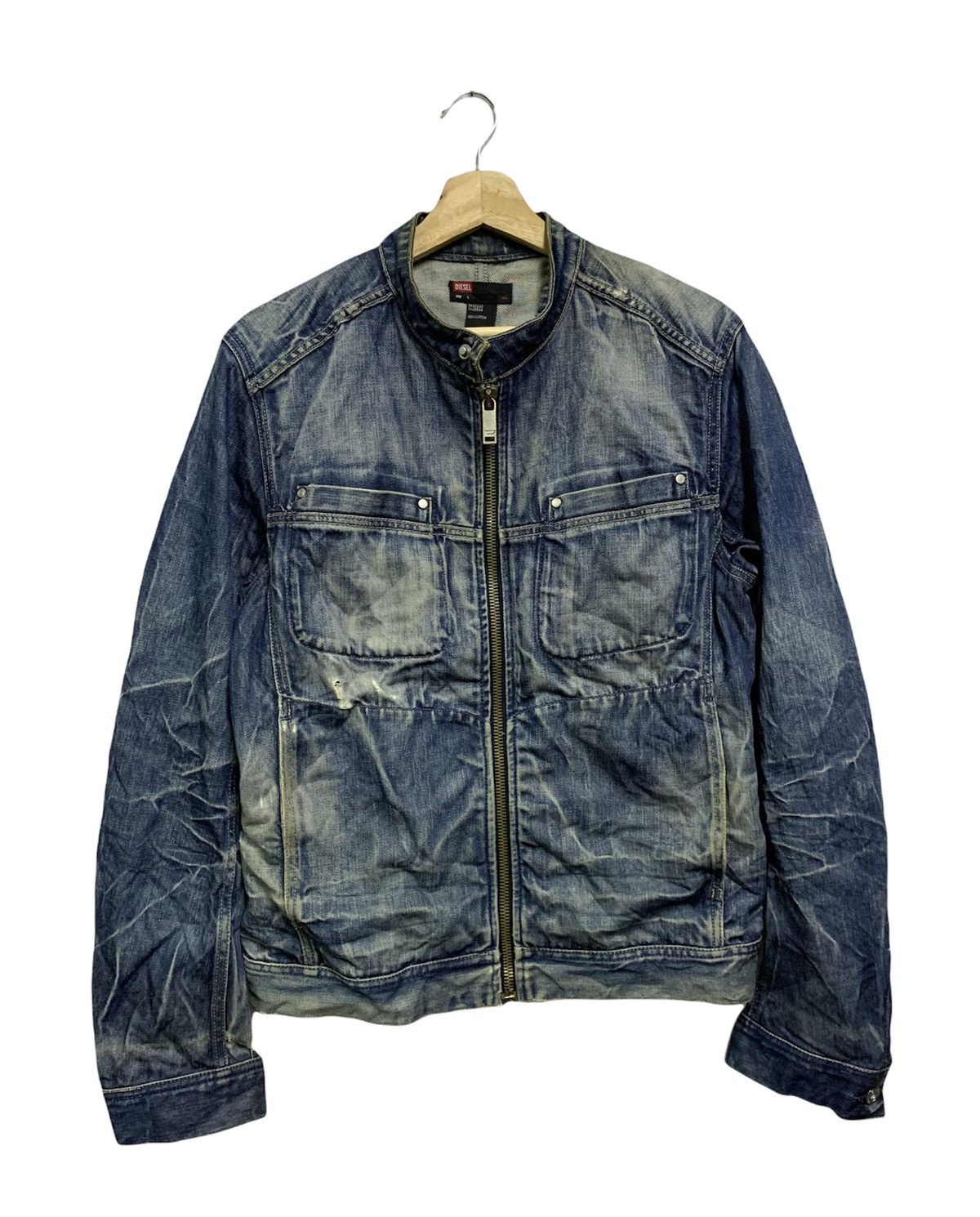 Diesel × Diesel Black Gold × Distressed Denim 🔥DIESEL DISTRESSED BIKERS ...