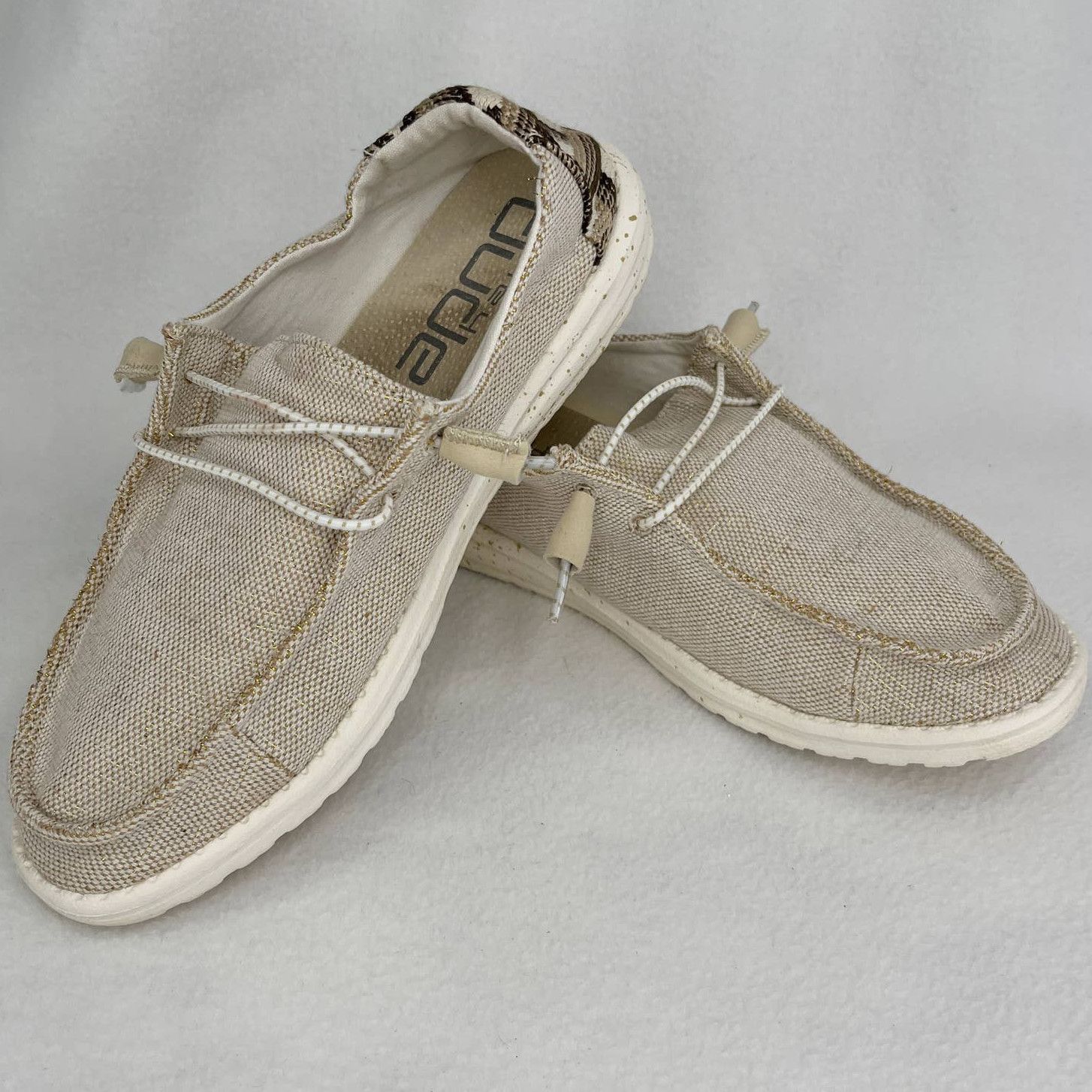 Other Hey Dude Shoes Wendy Brown Aztec 9 Canvas Slip On | Grailed