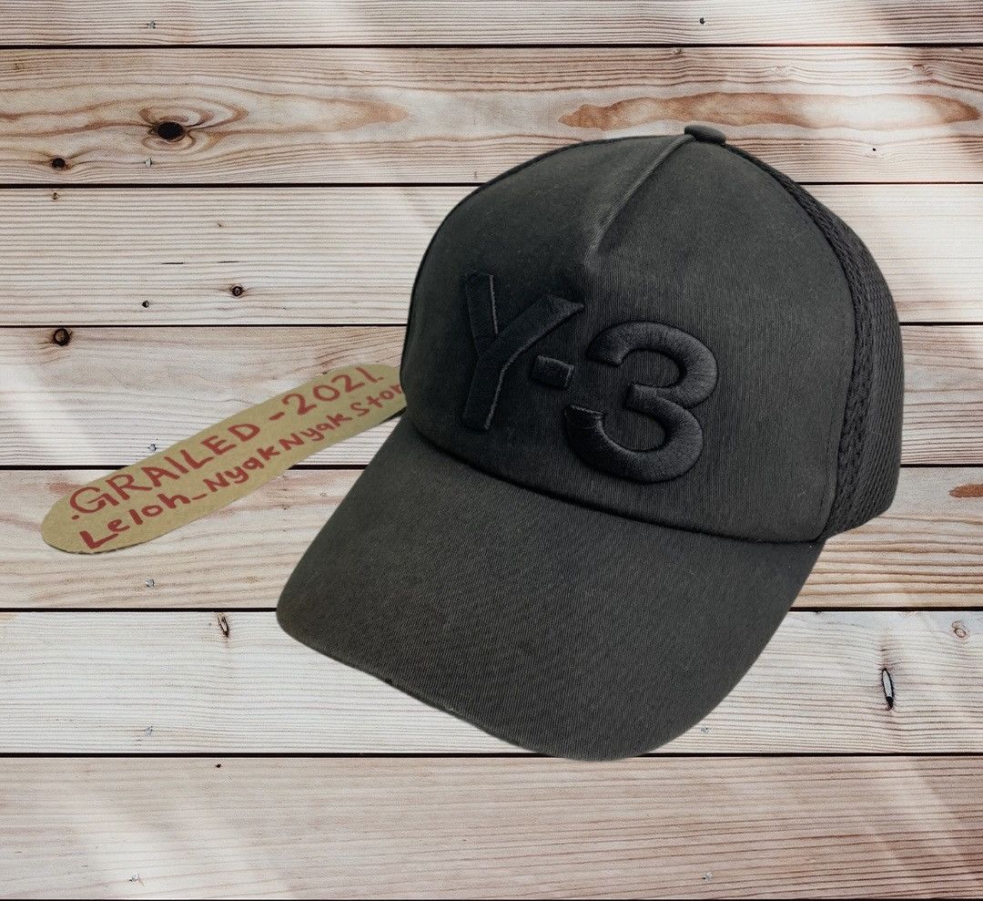 Adidas Y3 Yohji Yamamoto Adidas Trucker Cap hat | Grailed