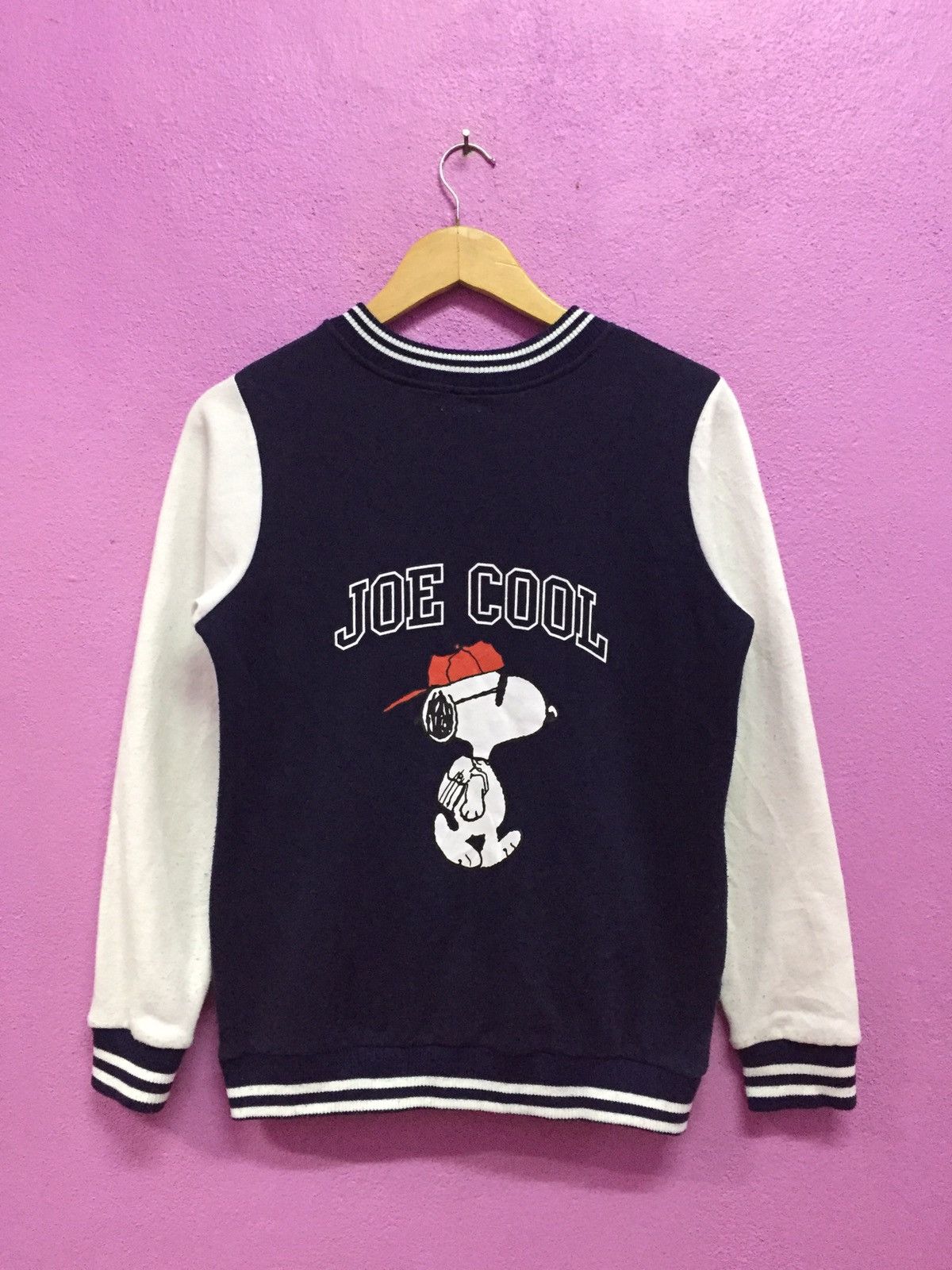 Peanuts × Varsity Jacket Vintage 90’s Joe Cool Snoopy Varsity Jackets ...