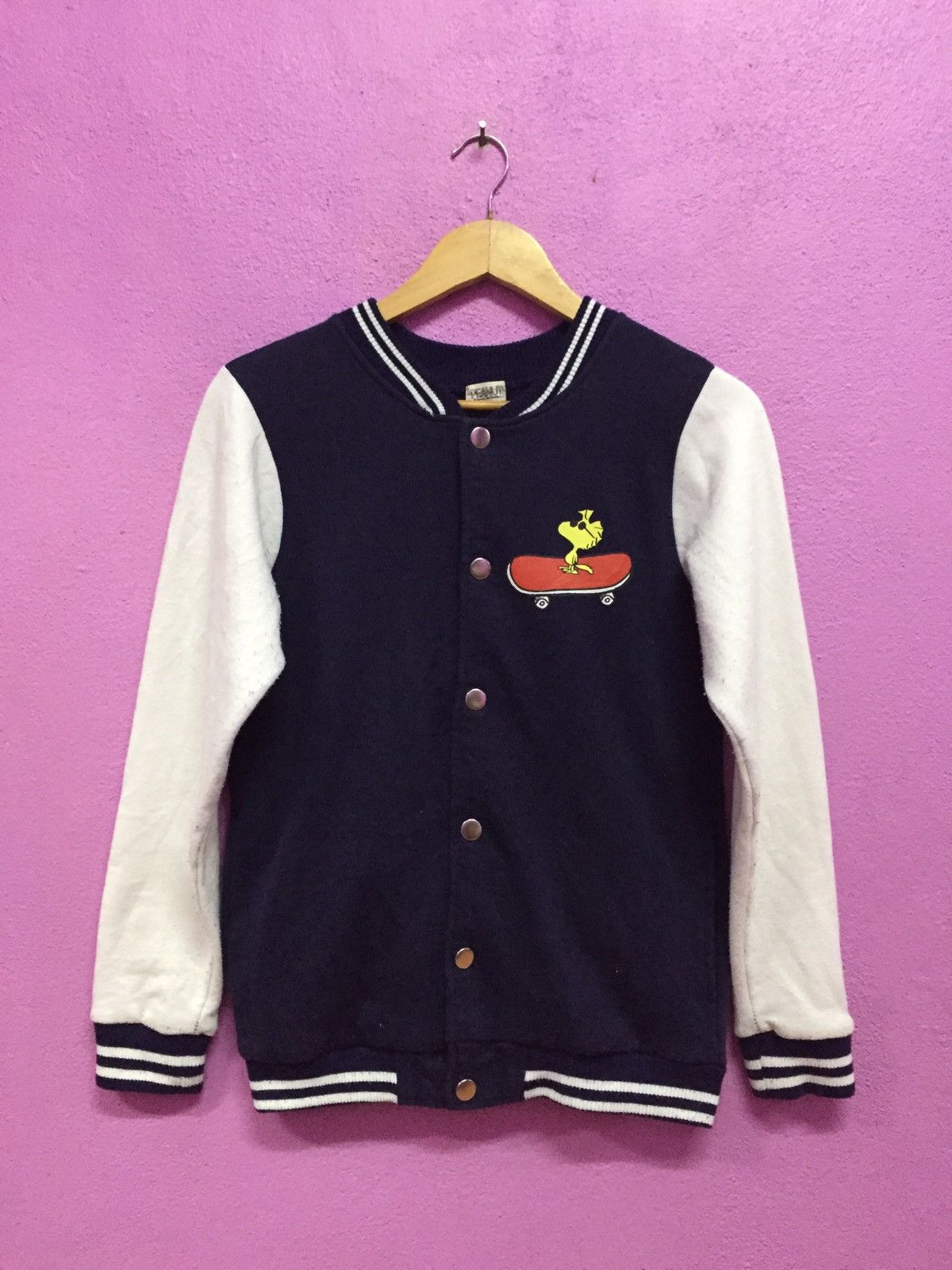 Peanuts × Varsity Jacket Vintage 90’s Joe Cool Snoopy Varsity Jackets ...