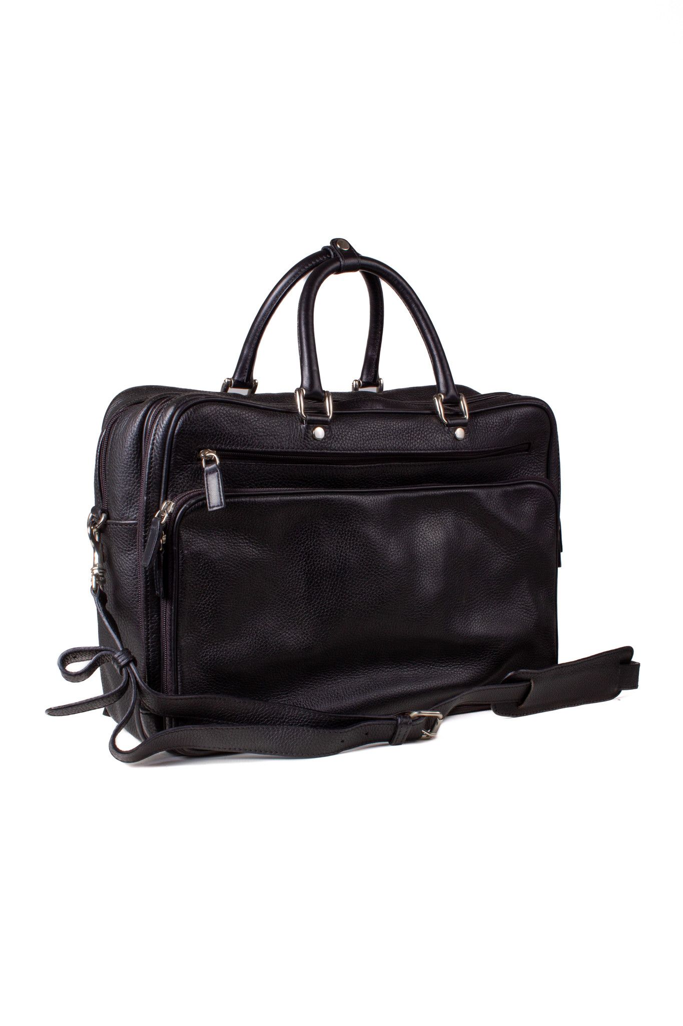 Designer T. ANTHONY BLACK LEATHER BRIEFCASE | Grailed