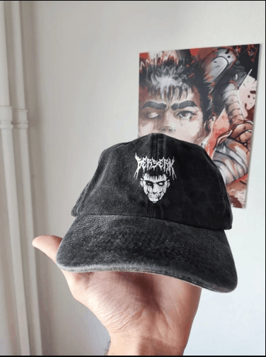 Custom Berserk Guts Custom Made Distressed Dad Hat anime japanese | Grailed