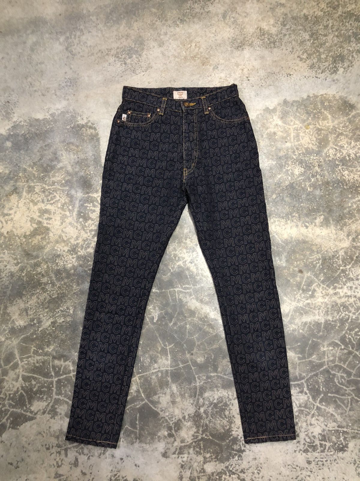 Luxury × MCM Vintage MCM Legere monogram denim rare 🇯🇵 | Grailed