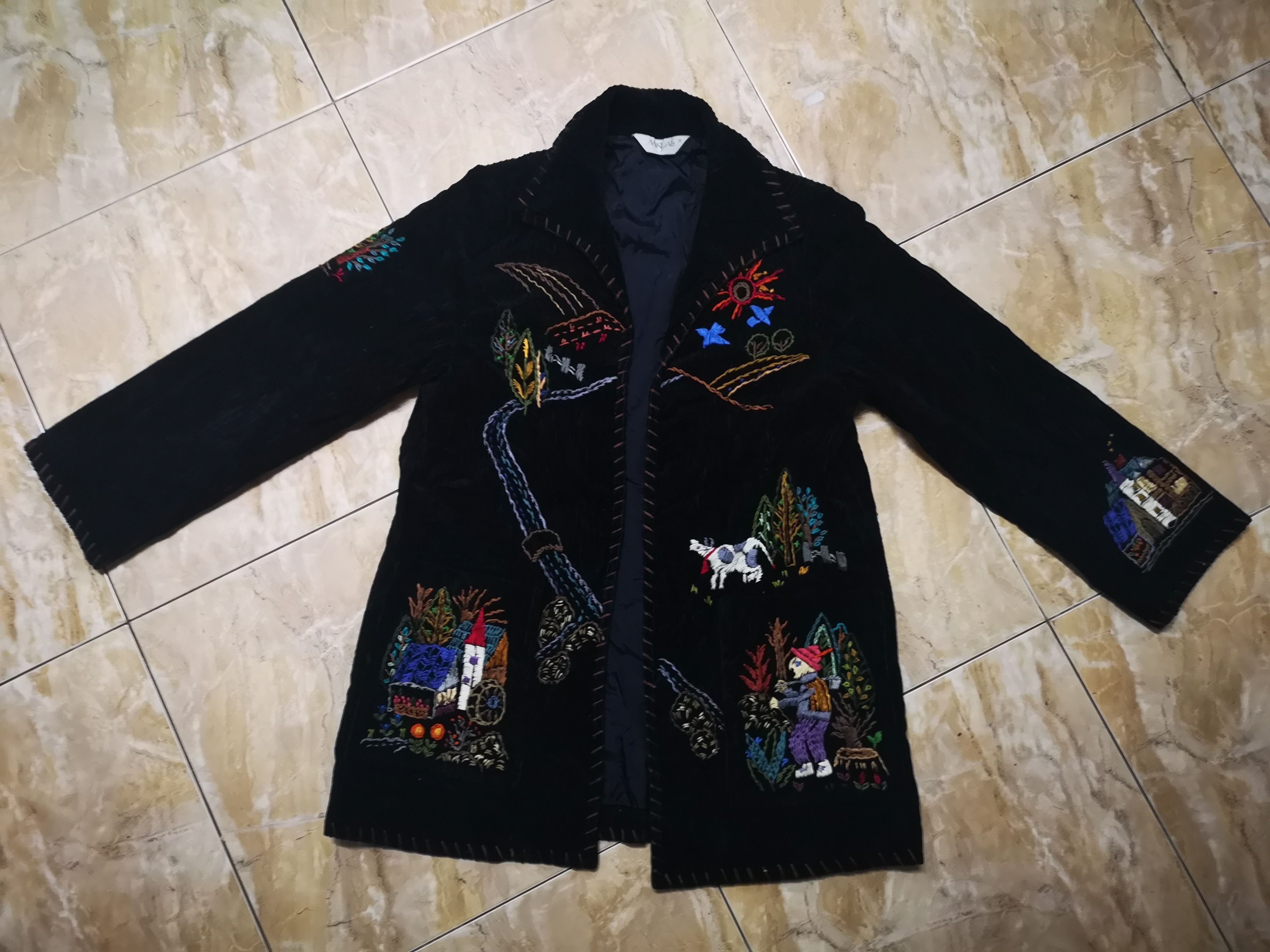 Vintage Japanese Cardigan design Hand made embroidery | Grailed