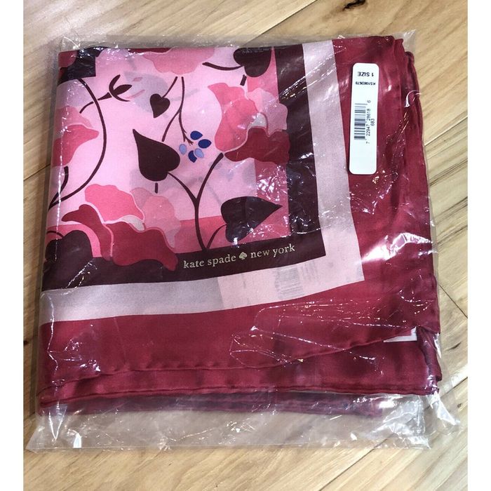 Kate Spade Kate Spade Nauveau Bloom Square Silk Scarf in Pink Sand ...
