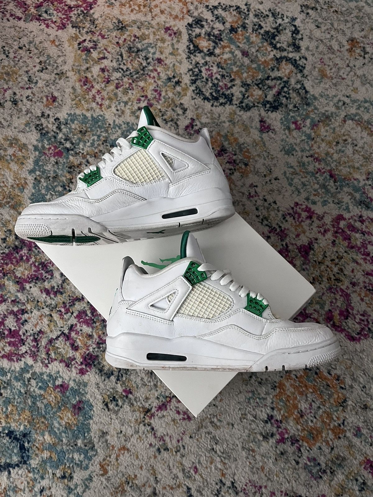 Jordan Brand Jordan 4 Metallic Green (box included) | Grailed