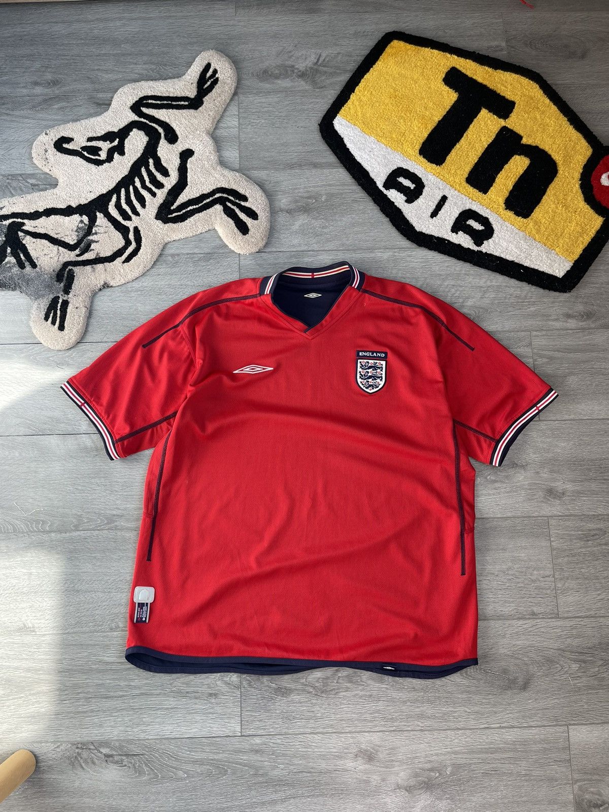 Vintage men's reversible t-shirt Umbro England National Team jersey ...