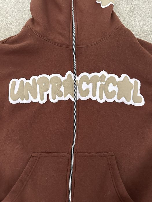 Streetwear Unpractical full zip hoodie | Grailed