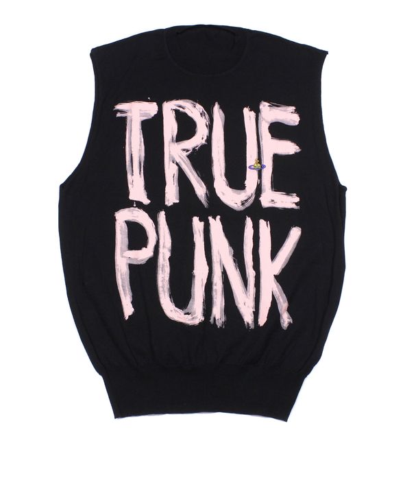 Vivienne Westwood Orb Logo True Punk Sweater Vest | Grailed