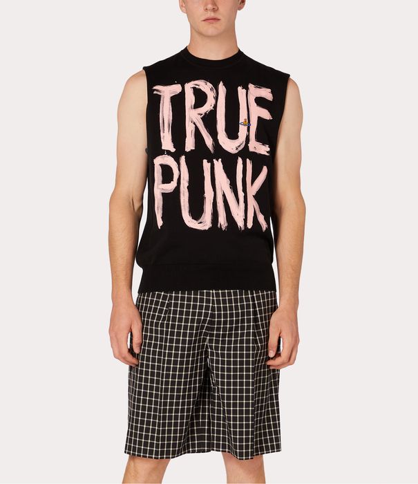 Vivienne Westwood Orb Logo True Punk Sweater Vest | Grailed