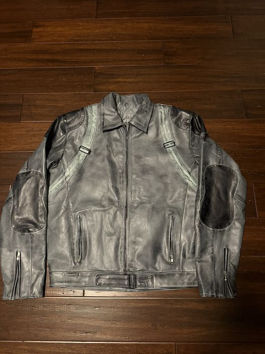 Leather YEARS OF TEARS FLIGHT JACKET | Grailed