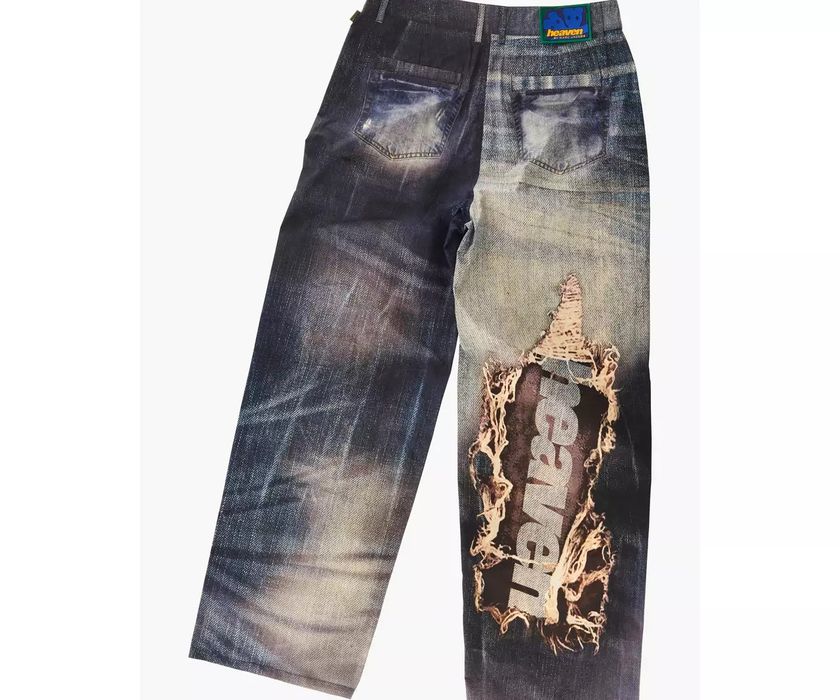 Drain Gang Heaven Bladee Ripped Nylon Trousers Marc Jacobs Pants Heavn ...