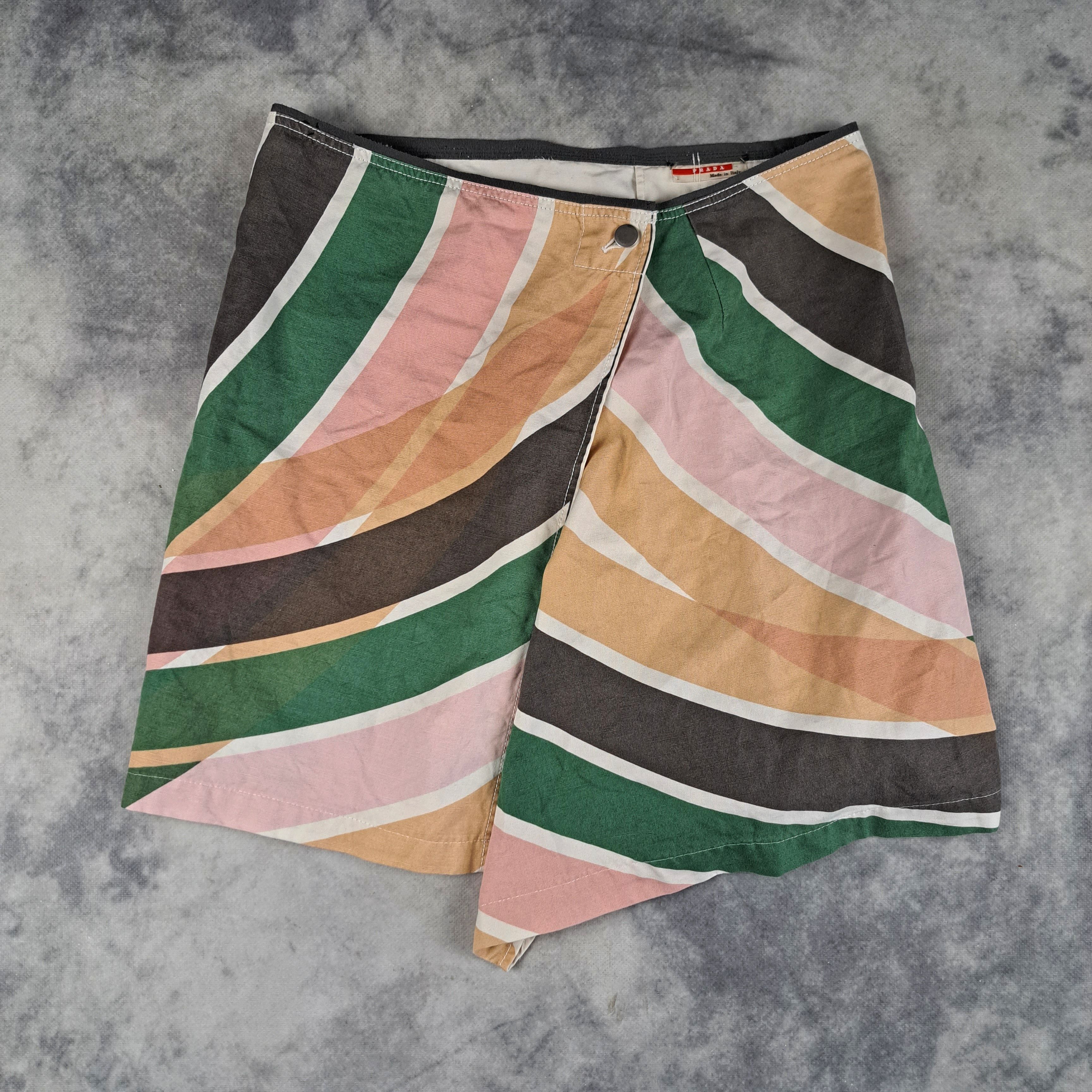 Prada Prada Linen Midi Skirt Summer Vibes High Fashion | Grailed
