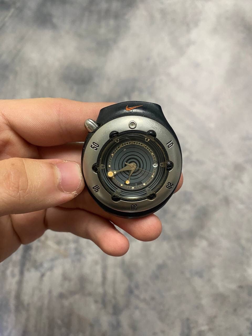 Nike Vintage Nike Cayman Hurricane Men's 42mm Dive Date Watch | Grailed