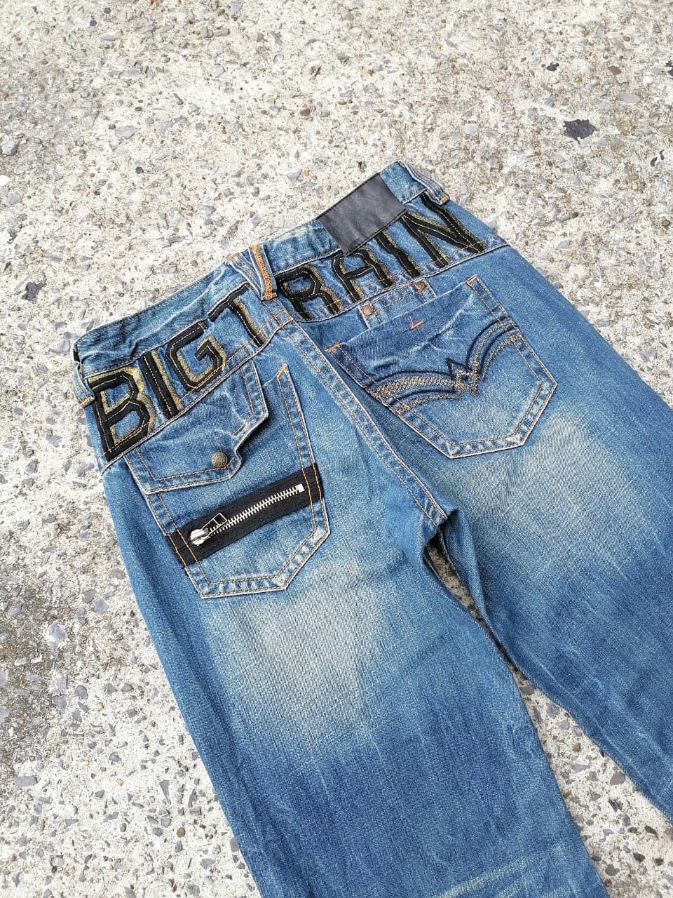 Japanese Brand Osaka Big Train Nice Design Denim Jeans | Grailed
