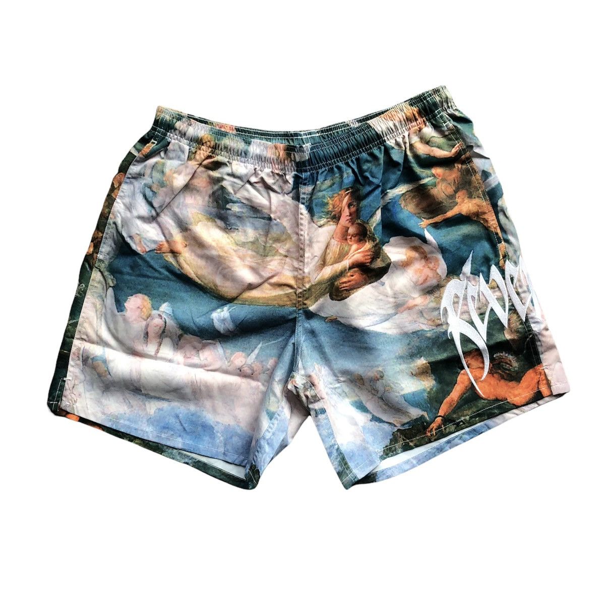 Revenge Revenge "Angel" Embroidered Shorts | Grailed