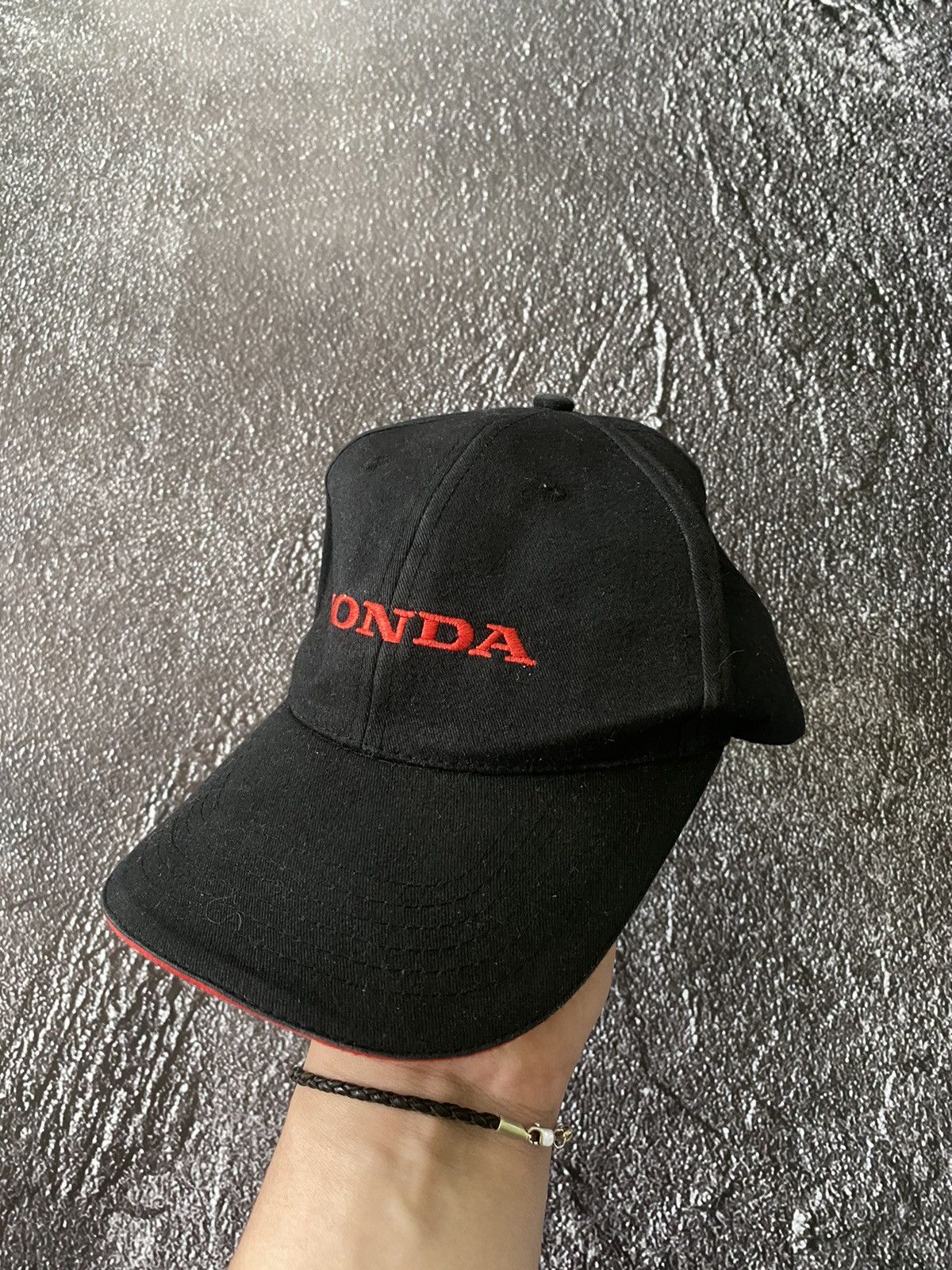 Honda × Racing × Vintage Cap HONDA Hat Faded Black Rare Rucing Y2k ...