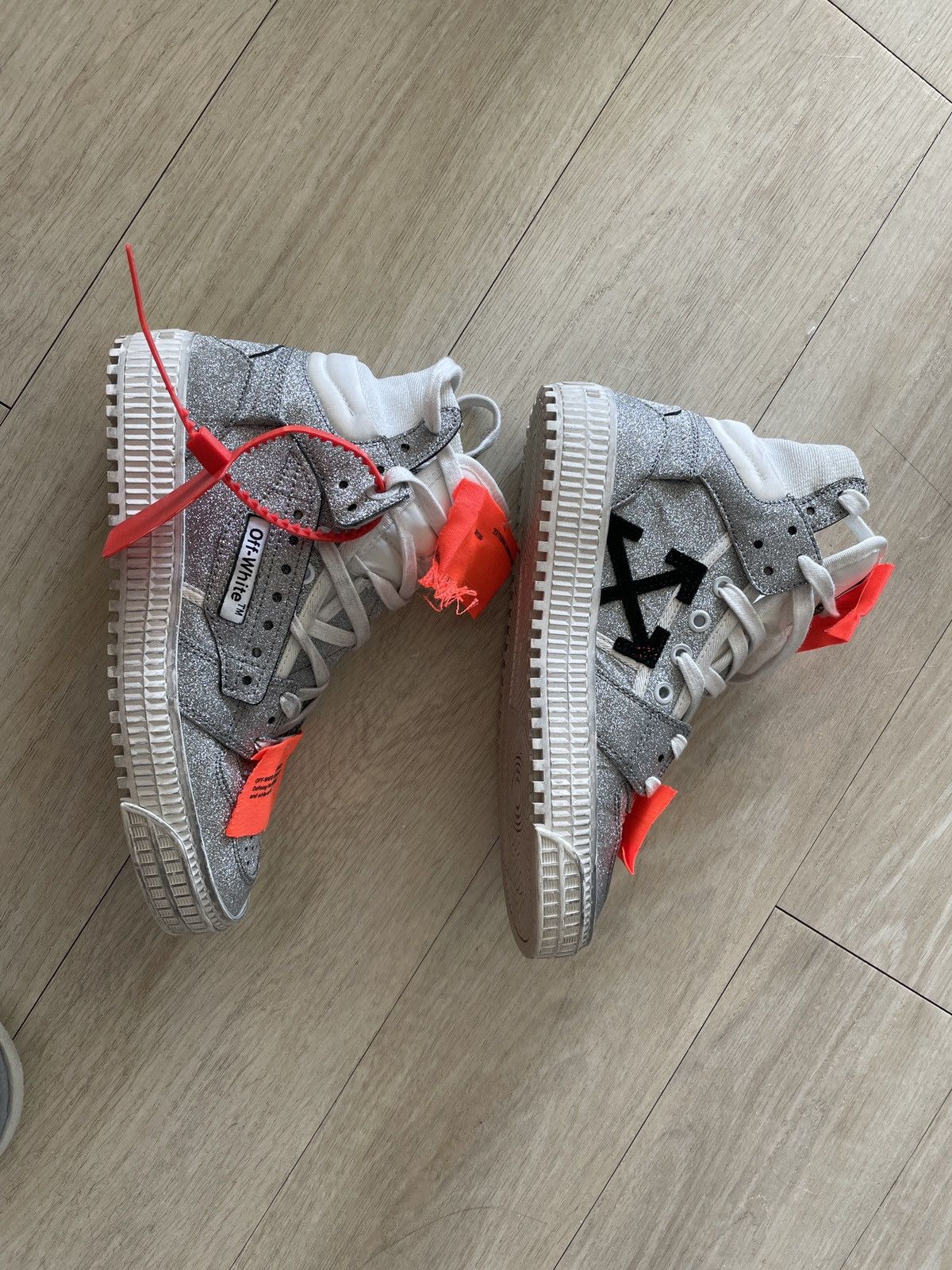 Off-White off-white Glitter Off Court Sneaker | Grailed
