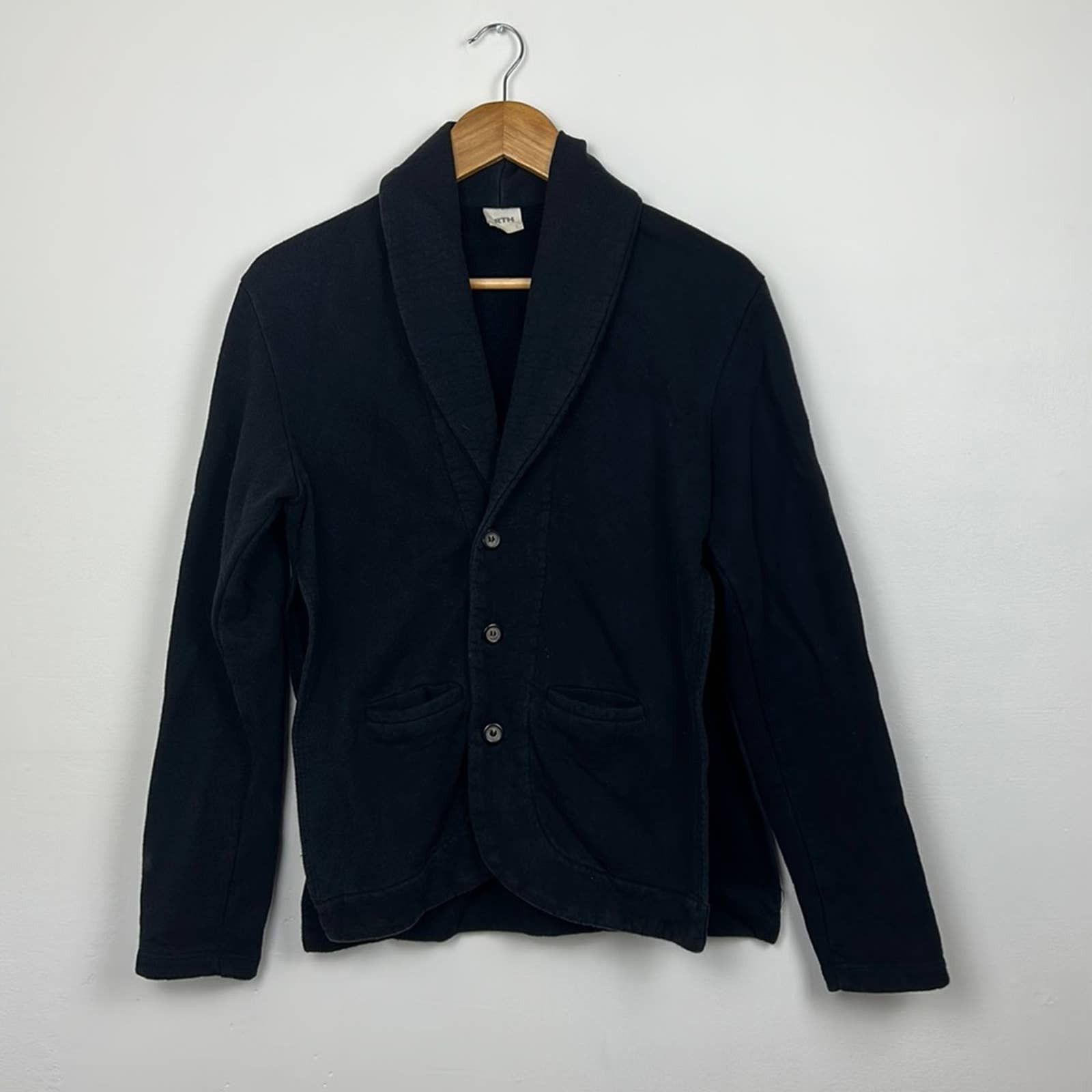RTH RTH Black Button Cardigan | Grailed