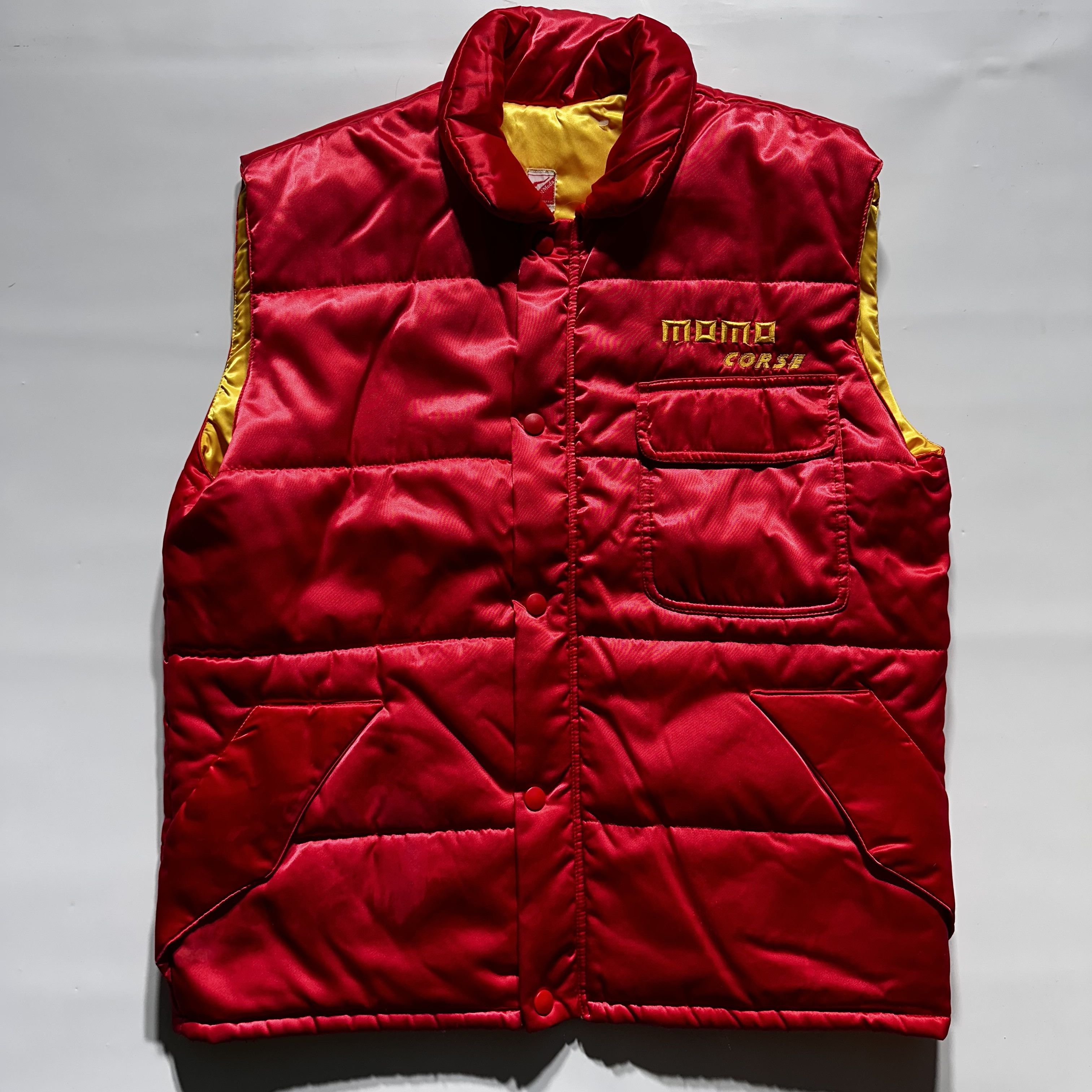 Italian Designers × Racing × Vintage VINTAGE MOMO CORSE RACING PUFFER ...