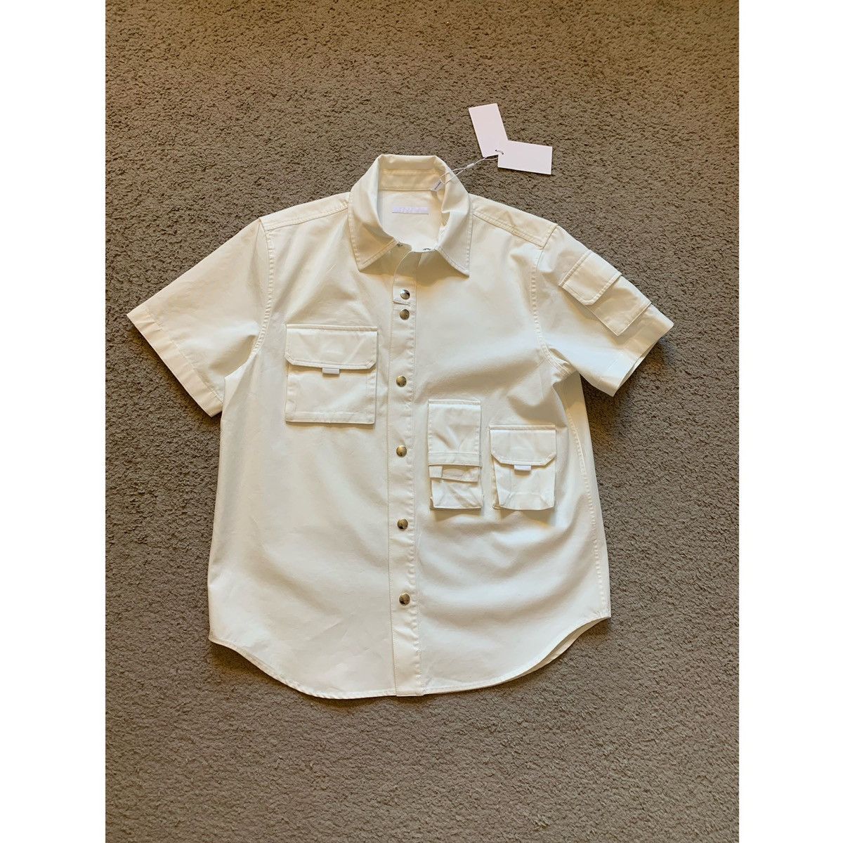 Helmut Lang HELMUT LANG MILITARY UTILITY SS SHIRT-JACKET | Grailed