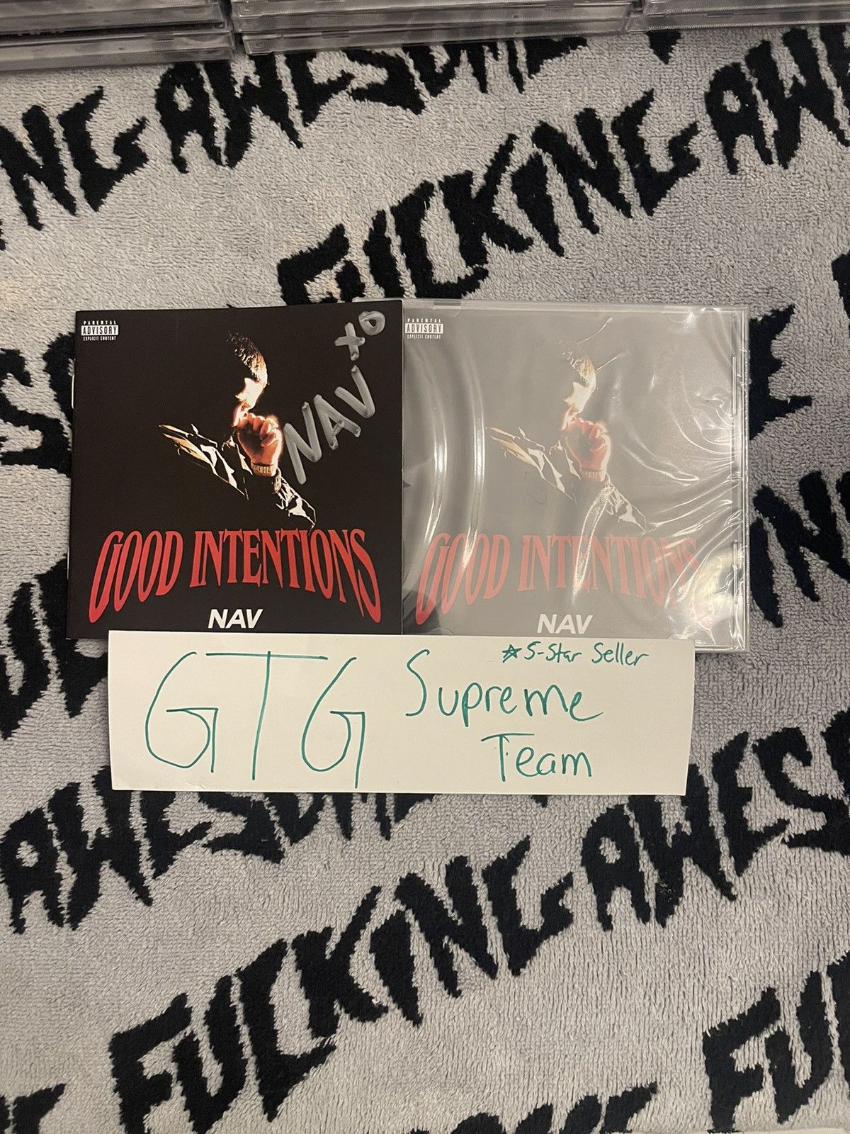 The Weeknd Signed Nav Good Intentions CD | Grailed