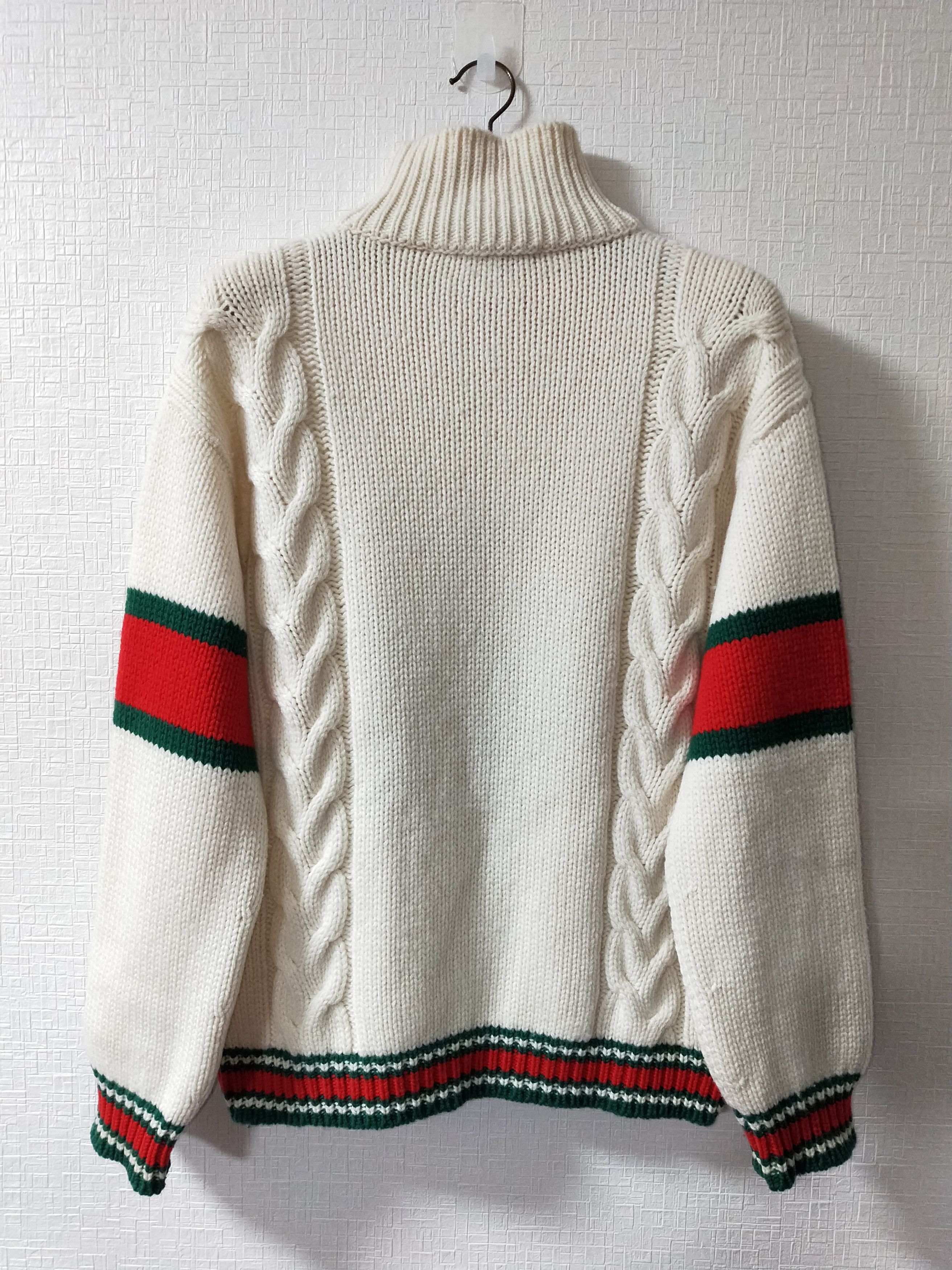 Gucci Cable Knit Zip Sweater | Grailed