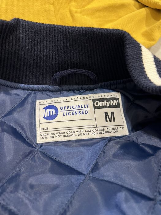 Only NY Only NY x MTA Varsity Jacket | Grailed