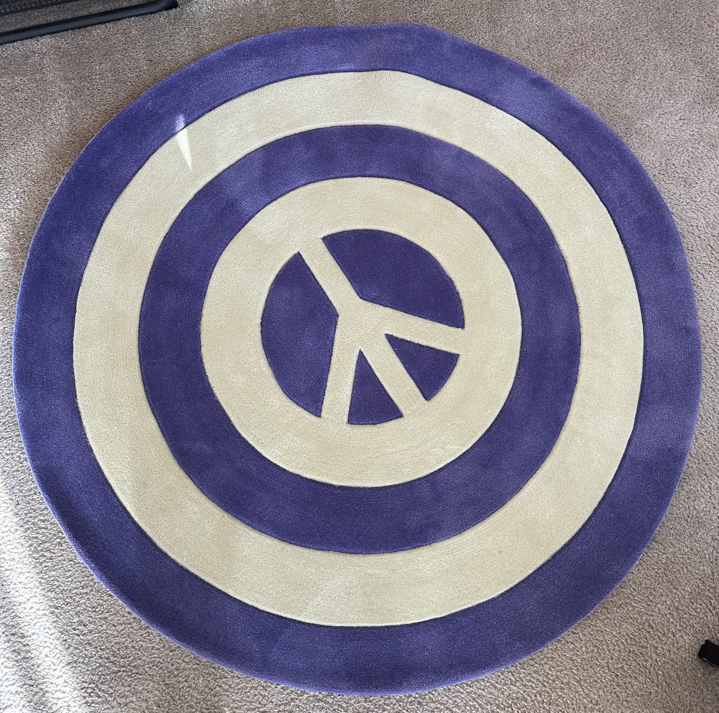 Madhappy Madhappy Peace Sign Rug Carpet | Grailed