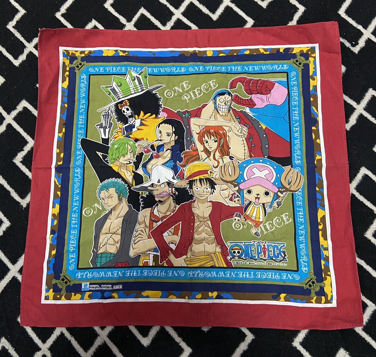 Anime × One Piece × Vintage Vintage one piece characters bandana | Grailed
