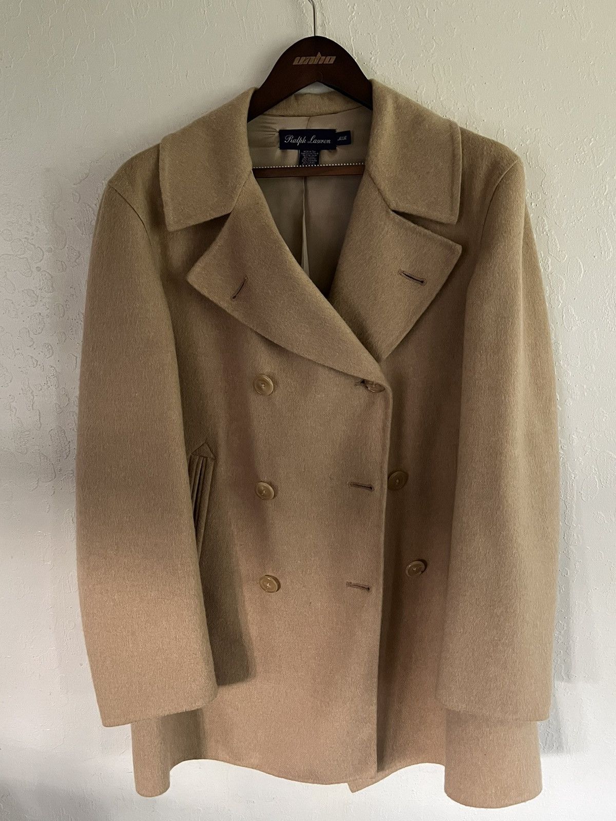 Ralph Lauren Purple Label Ralph Lauren Purple Label Angora Peacoat ...