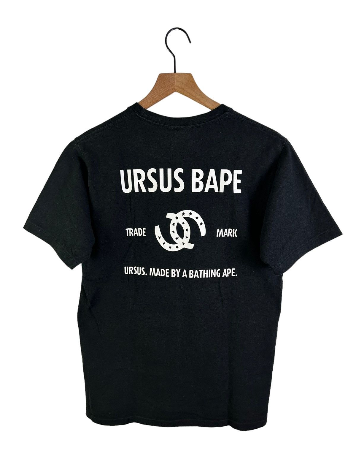 Bape Ursus Bape Back Print Logo T-Shirts | Grailed